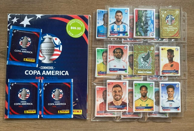PANINI, COPA AMERICA USA 2024, Complete Sticker Set + Sealed Album ...