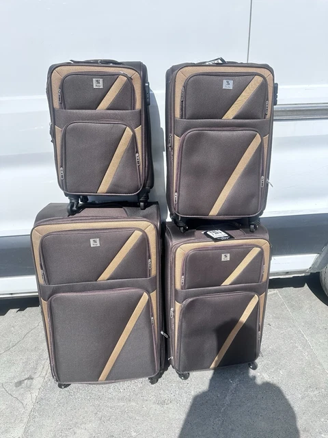 4 PCS REGENCY Hard Shell Luggage Set Travel Cabin Suitcase 4 Wheel ...