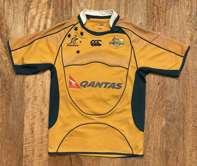 WALLABIES AUSTRALIAN RUGBY Union Team Canterbury CCC Jersey Mens Small ...