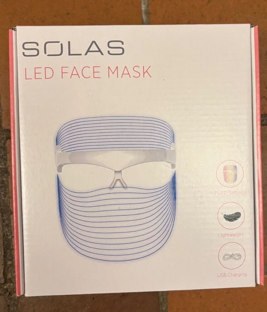 SOLAS LED FACE 7 colours LED Mask red green blue purple cyan orange ...