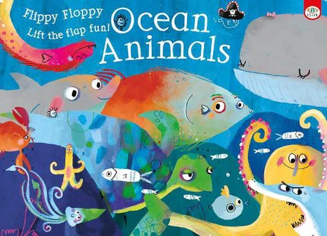FLIPPY FLOPPY OCEAN Animals by Anton Poitier Board Book Book EUR 19,82 - PicClick FR
