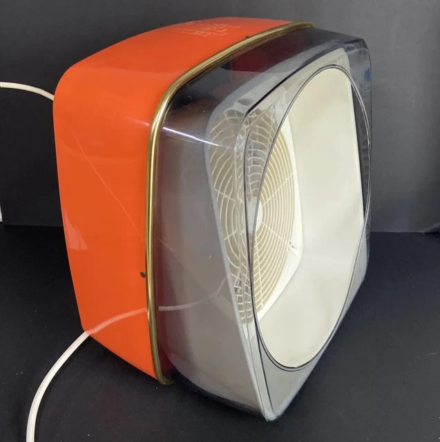 CASQUE SÈCHE CHEVEUX Ancien Salon Permanente CALOR Orange Fonctionne ...