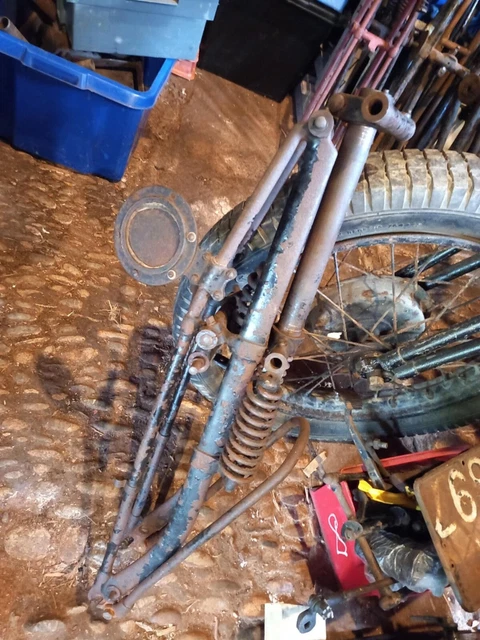 VINTAGE MK2 Druid girder fork in good condition with stand but missing ...