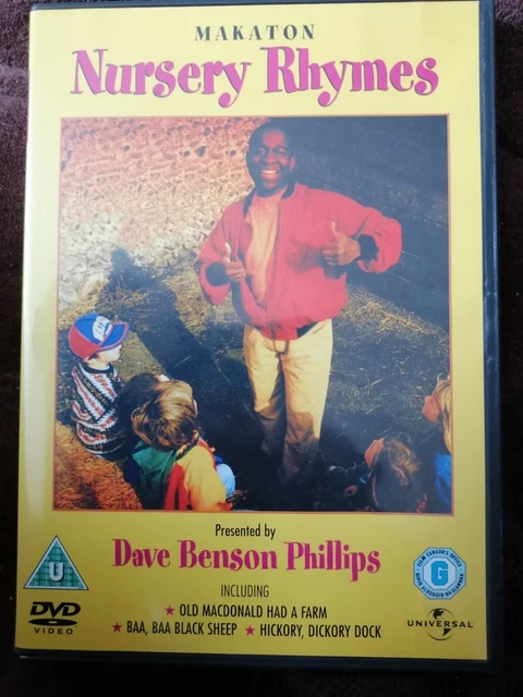 MAKATON NURSERY RHYMES (DVD) Dave Benson Phillips Sign Language VGC ...