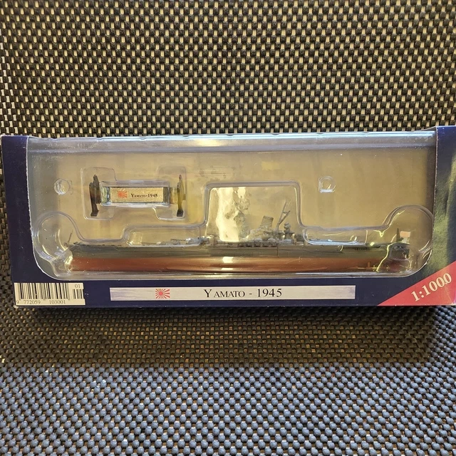 MODEL - 1945 Yamato - 1/1000 Scale Model - Warships Of Ww2 Collection £ ...