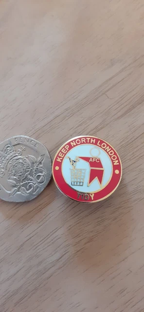 ARSENAL ANTI SPURS Keep North London Tidy Badge £2.29 - PicClick UK
