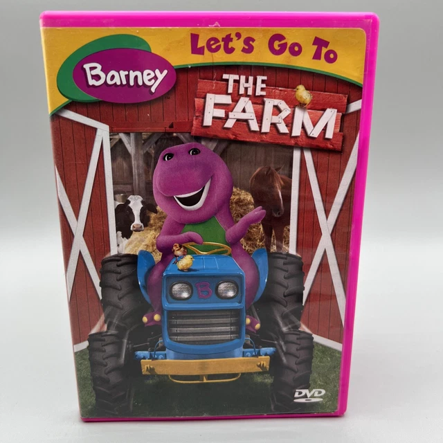 BARNEY LET'S GO to the Farm (DVD, 2005) Children's TV Series Show 90s ...