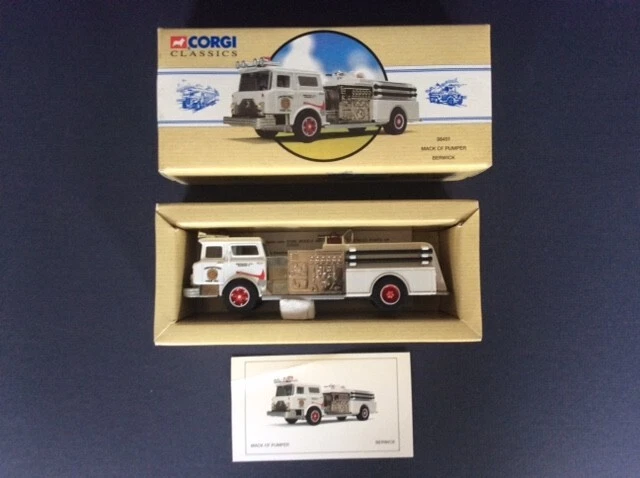 CORGI 98451 MACK CF Pumper Fire Truck -'Berwick' #803 £17.98 - PicClick UK