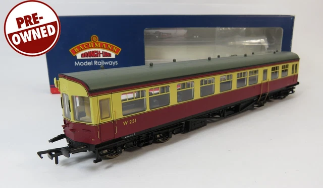 OO GAUGE BACHMANN 39-575 BR Auto Trailer Crimson & Cream Coach £34.95 ...