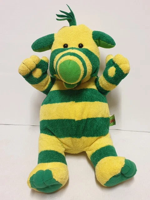 FISHER PRICE FIMBLES Fimbo Yellow Green Soft Plush Toy 6-8” Mattel 2002 ...