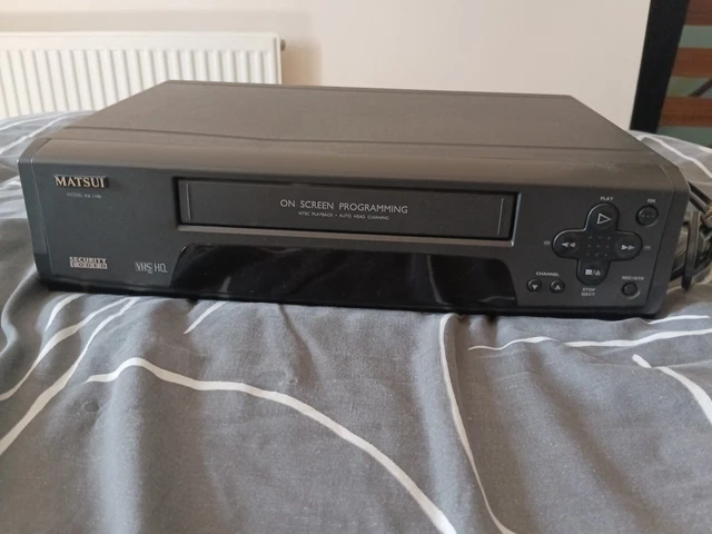 MATSUI VCR VHS Player Video Cassette Recorder- VX1106.No Remote.Tested ...