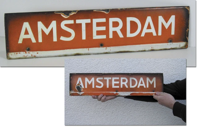 OLYMPIC GAMES OLYMPIC Games 1928 Original Station Sign Enameled £224.23 ...