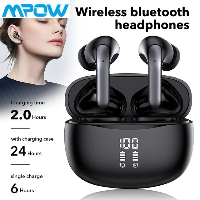 MPOW WIRELESS BLUETOOTH Earphones Headphones Bass TWS Sports Earbuds Ear Pods £19.99 - PicClick UK
