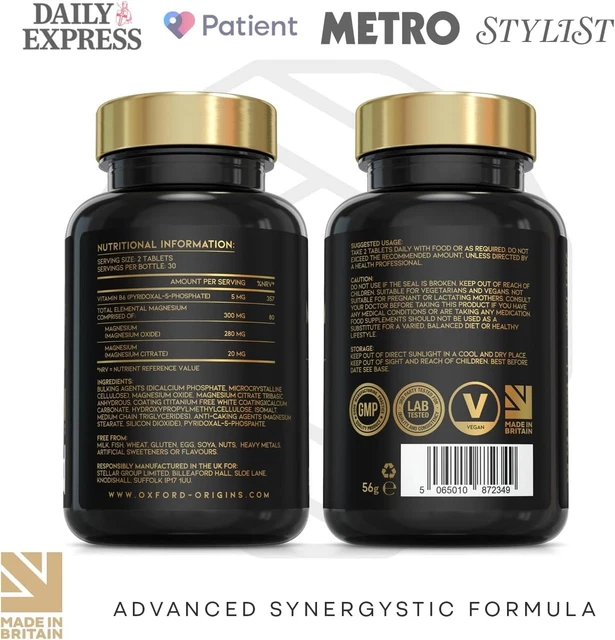 MAGNESIUM TABLETS X60 For Restless Leg Syndrome Relief, Leg Cramps ...