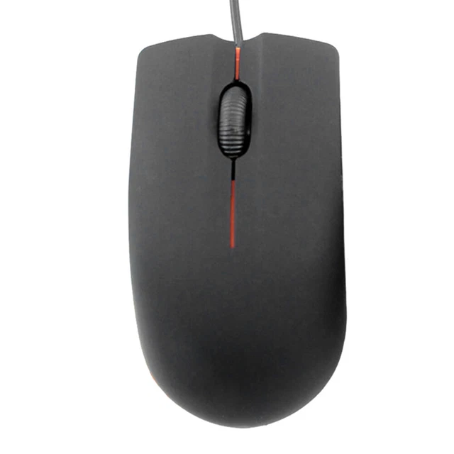 USB WIRED OPTICAL Mouse Desktop Laptop PC Ergonomics Office Mice (Black ...
