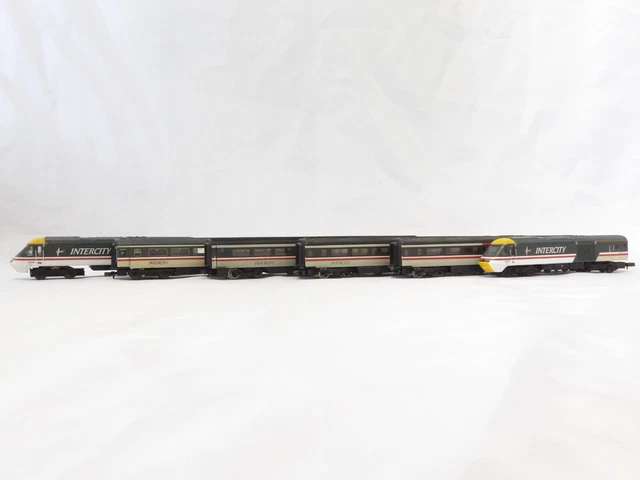 GRAHAM FARISH N Gauge HST 125 6 Car Set Intercity, Swallow Livery 371 ...