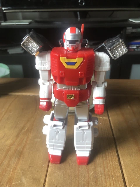 POWER RANGERS IN Space Mega V1 Red Zord Voyager Vintage 6 Inch Figure ...