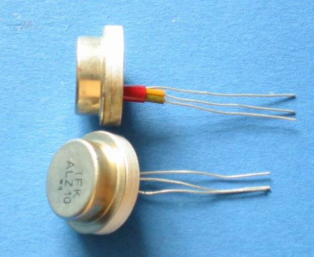 4 X ALZ10 ancien transistor de puissance germanium HF TFK EUR 6,57 ...