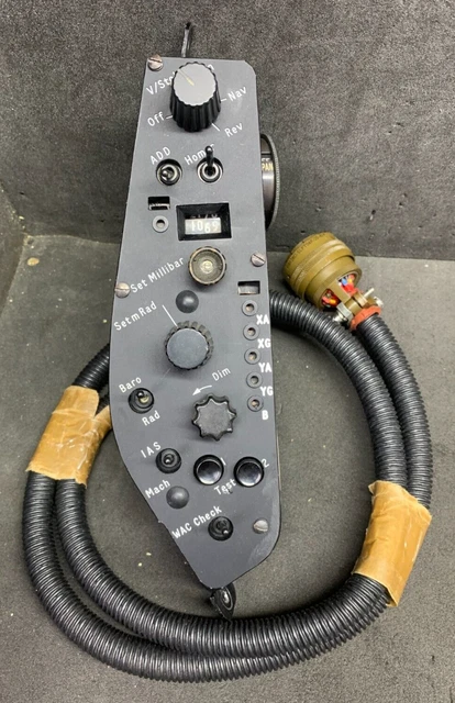 HARRIER AIRCRAFT PILOTS Control Panel PCP Switch Panel (Front ...