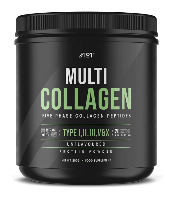 MULTI COLLAGEN PROTEIN Powder (200g) - Types I, II, III, V & X - Hydrolyzed £18.39 - PicClick UK