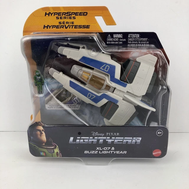 MATTEL DISNEY PIXAR Lightyear Hyperspeed Series XL-07 & Buzz Lightyear ...