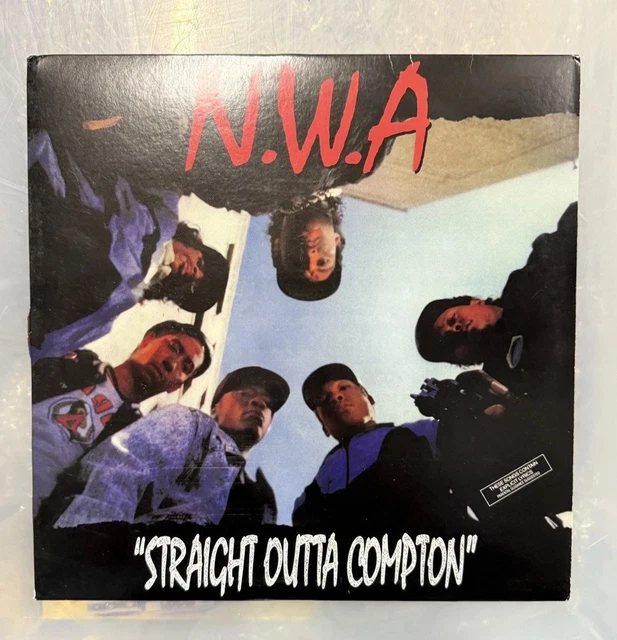 STRAIGHT OUTTA COMPTON Rare Movie Prop Record N.W.A. Eazy-E Dr. Dre Ice ...
