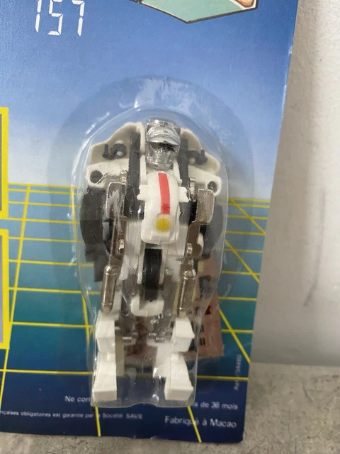 RARE BOOTLEG GOBOTS Hergoss Savie Night Ranger Blanc Neuf Sous Blister ...