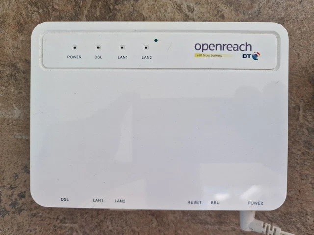 BT OPENREACH HUAWEI HG612 Modell 3B VDSL FTTC Glasfasermodem EchoLife ADSL GWC EUR 11,70 ...