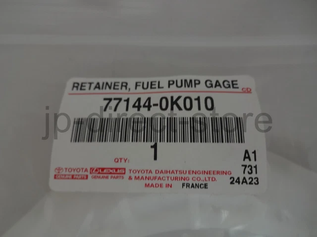 GENUINE TOYOTA FUEL Pump Gauge Sender Unit Plastic Ring Retainer 77144 ...