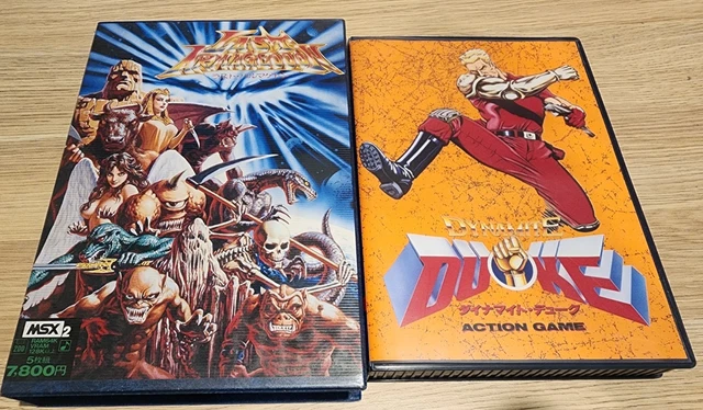 VINTAGE COMPUTER GAMES for Sharp MSX2 and X6800 Dynamite Duke & Last ...