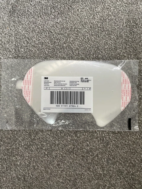 3M 6885 CLEAR Faceshield Cover Lens 3M 6000 Series Full Face ...
