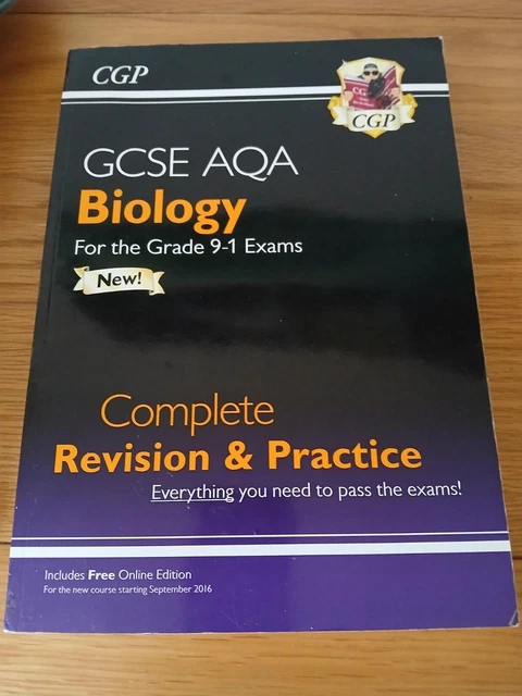 GCSE AQA BIOLOGY - CGP - (Grade 9-1 Exams) Complete Revision and Practice book £1.75 - PicClick UK
