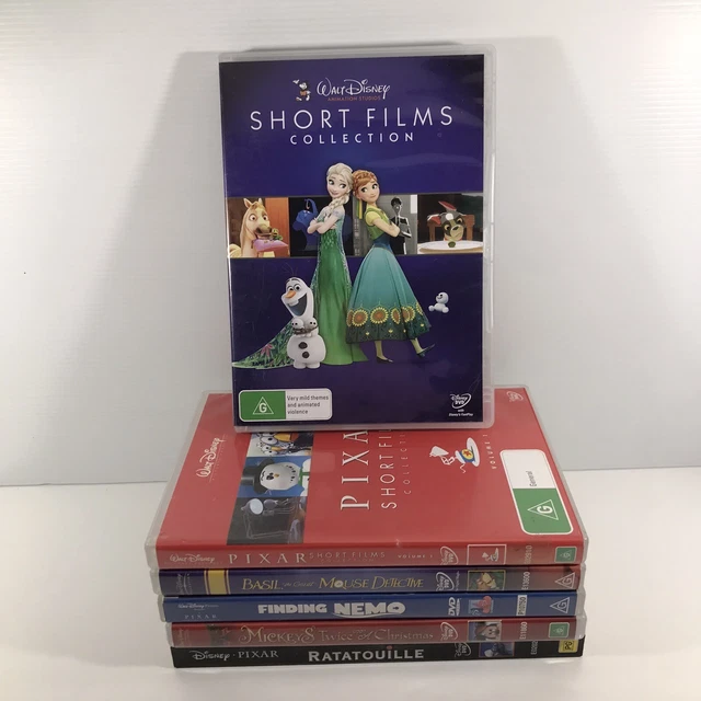 DISNEY ANIMATED DVD Bundle Lot Of 6 R4 PAL Short Films Basil Nemo ...