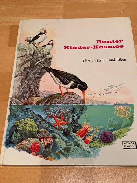 BUNTER KINDER-KOSMOS: TIERE and Strand und Küste, Befr. Zustand, 3 ...