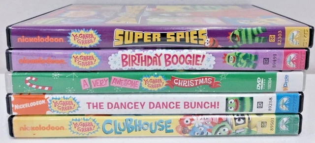 LOT DE 5 Yo Gabba Gabba ! DVD Nickelodeon : Birthday Boogie, Super ...