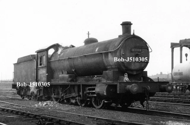 RAILWAY STEAM PHOTO. 63344 NER T2 / Q6 @ TYNE DOCK 67 £2.99 - PicClick UK