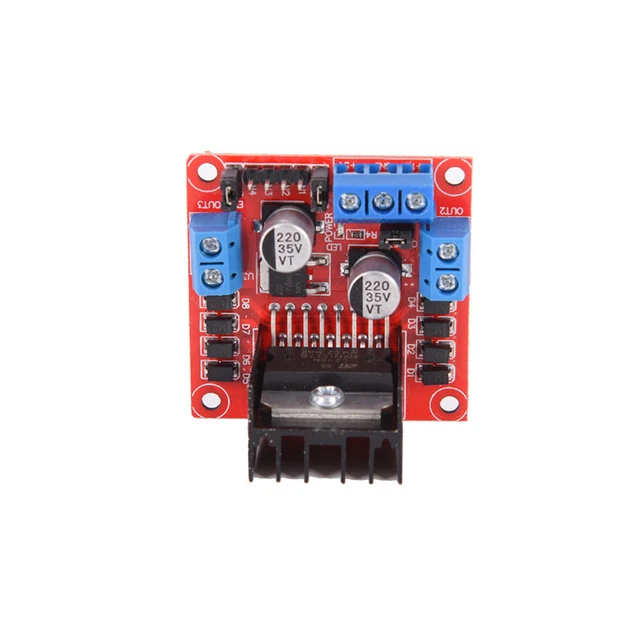 DUAL H BRIDGE dc stepper motor drive controller board module l298n ...