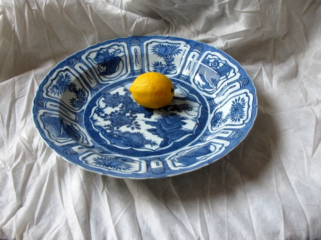 16-17TH C Ming Chinese Porcelain Large Kraak Charger Wanli Period ...