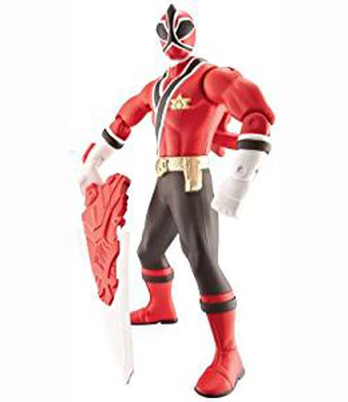 POWER RANGERS SAMURAI Battle Morphin Red Ranger 15cm Battle action ...