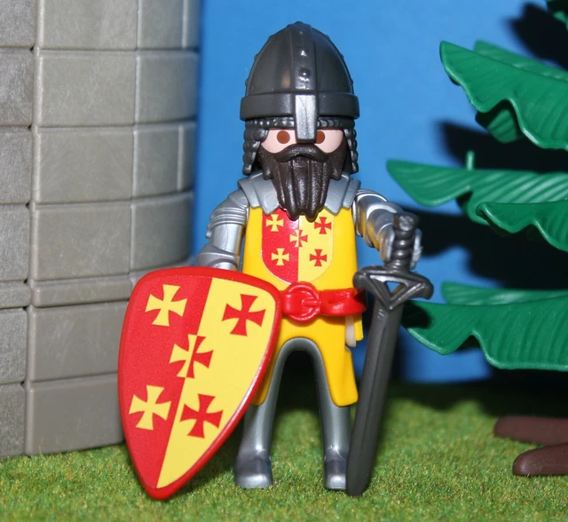 PLAYMOBIL CAVALIERE CROCIATO Jerusalemritter " Abt Paul Heider " Dal ...