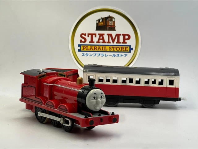 TOMY TRACKMASTER PLARAIL James the Red Engine W/ Red Express £48.04 ...