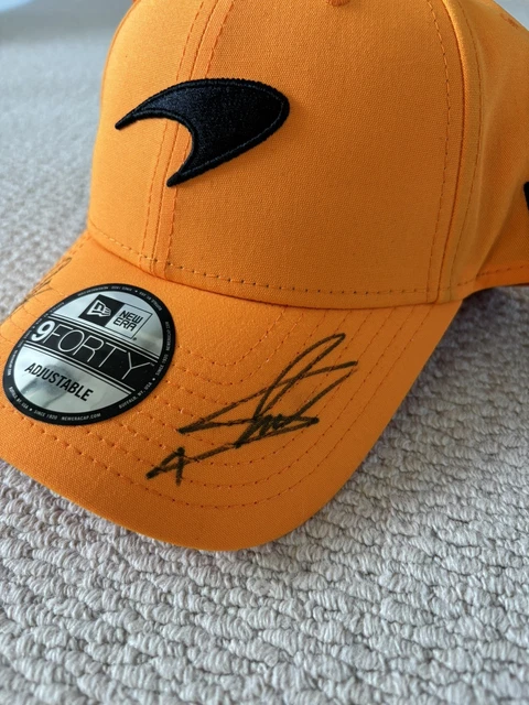 LANDO NORRIS & Oscar Piastri Signed 2025 McLaren F1 Cap £156.70 ...