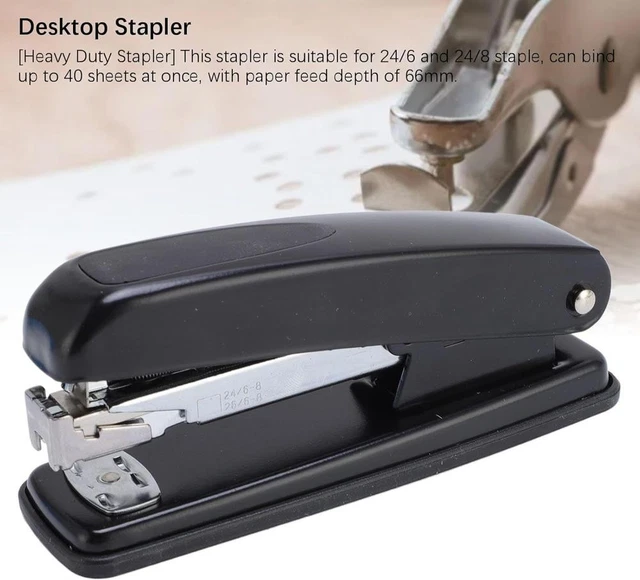 OFFICE HEAVY DUTY Stapler, 40 Sheet Capacity No Jam Full Strip for ...