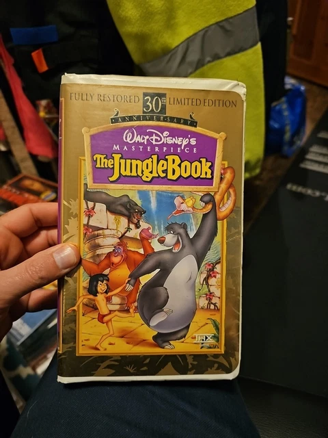 THE JUNGLE BOOK Disney Masterpiece VHS 1997 30th Anniversary Limited ...