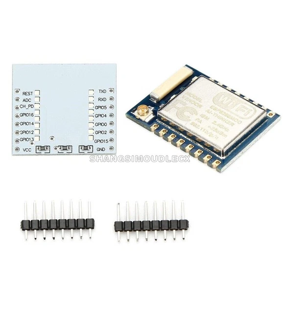 ESP8266 ESP-07 REMOTE Serial Port WIFI Module with IO Adapter Plate ...
