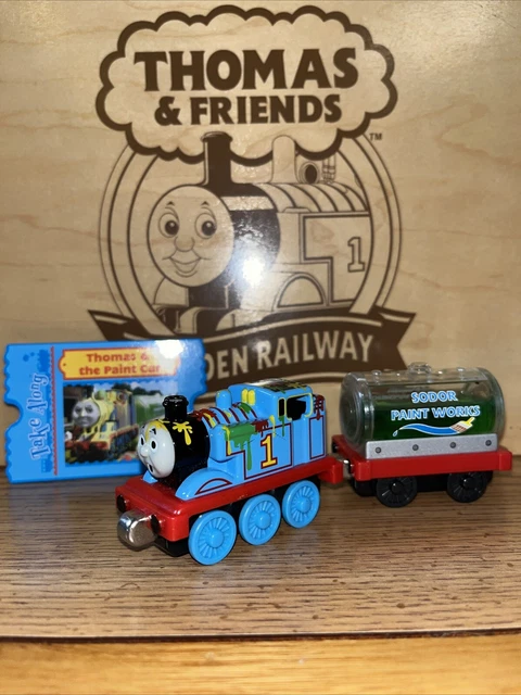 SODOR PAINT ! THOMAS FRIENDS TRAIN TAKE Along n play Diecast ! SURPRISE ...