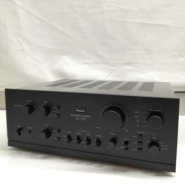 SANSUI AU-A707 STEREO Integrated Amplifier USED in Excellent Condition ...