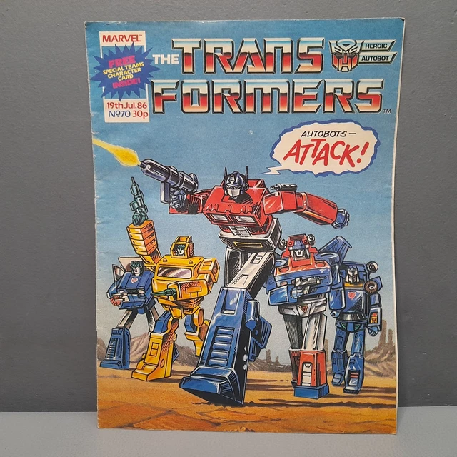 VINTAGE TRANSFORMERS COMICS 1980s Retro Robots in Disguise VARIOUS ...