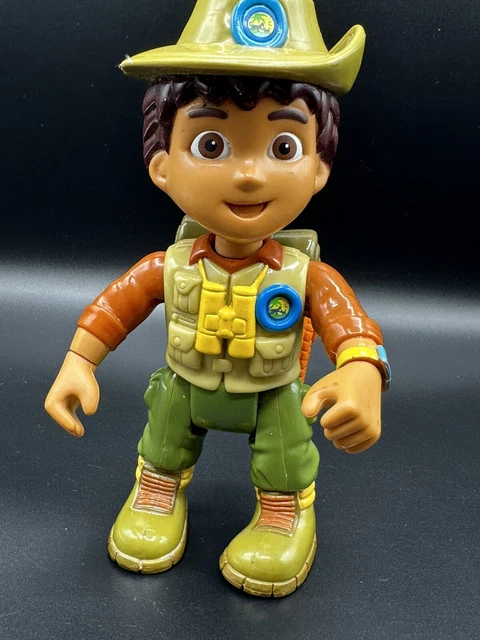 GO DIEGO GO Large 17cm Toy Action Figure Toy Safari Adventures Dora The ...