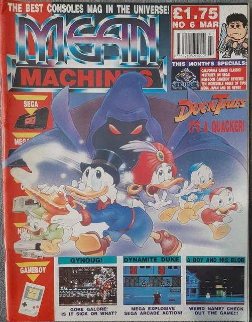 MINT - MEAN Machines magazine - Issue # 6 - March 1991 RARE £14.99 ...